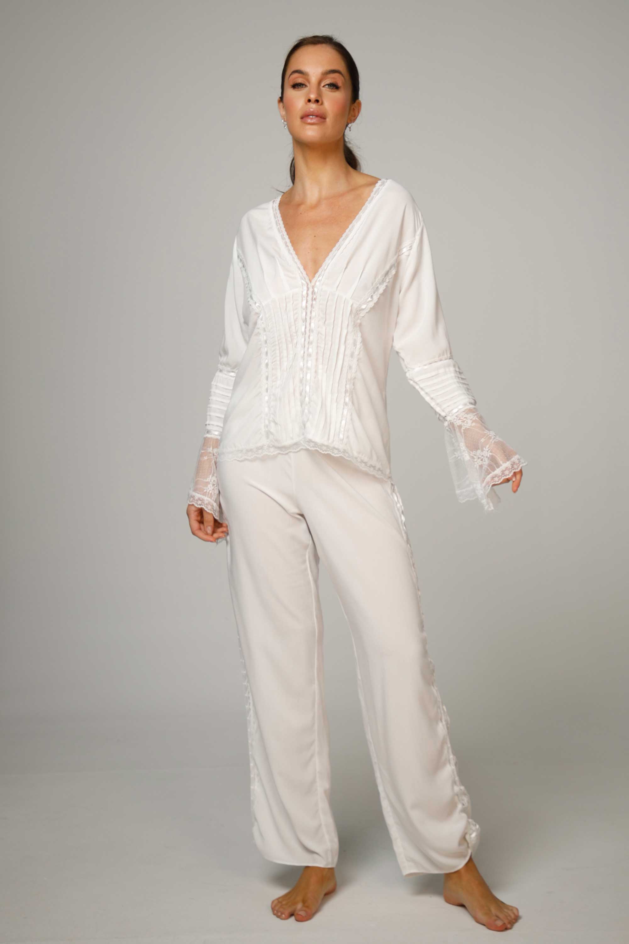 PIJAMA PANTALON ELLIPSE ORIGEN CRUDO – ELLIPSE LINGERIE